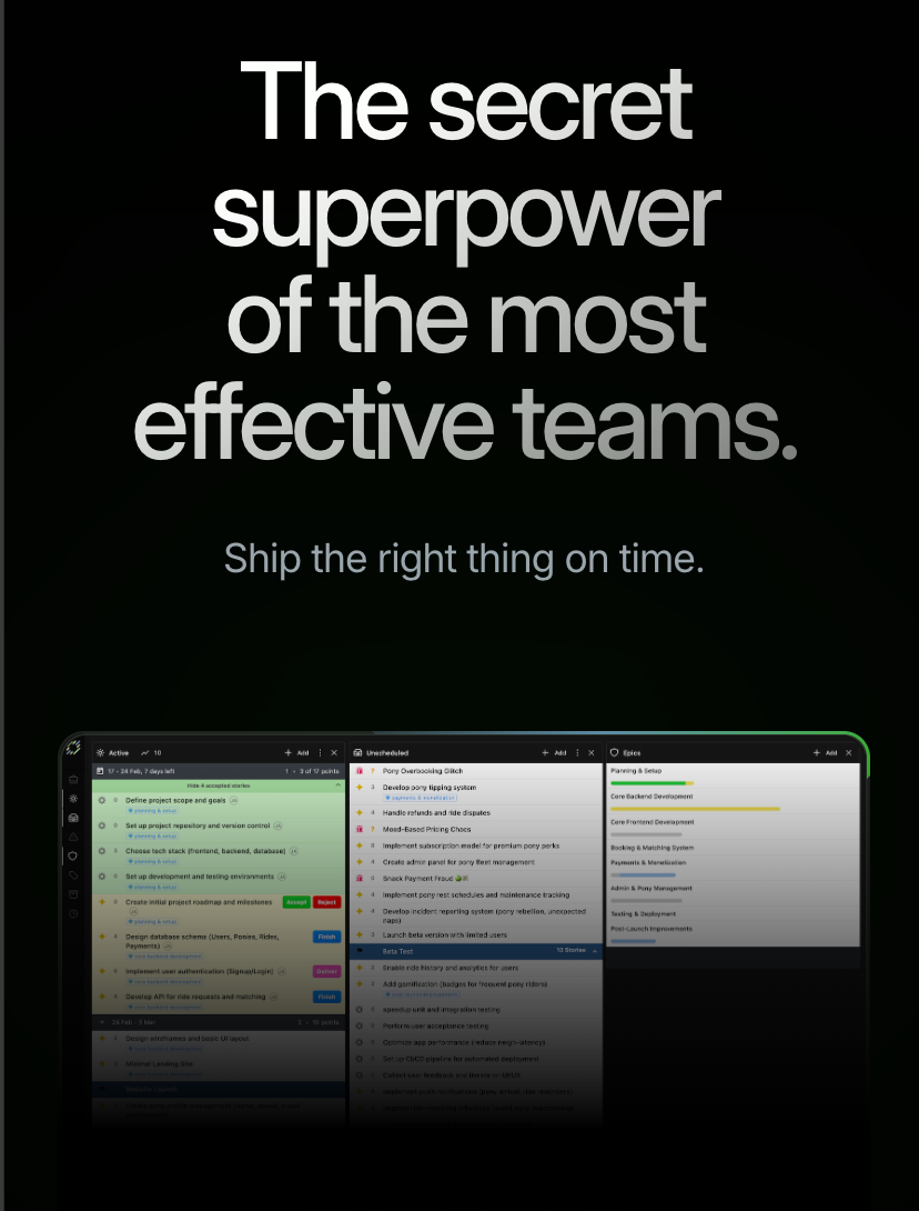 lanesPM - projects that ship in time